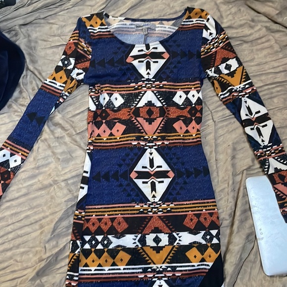 Baileyblue | Dresses | Aztec Looking Dress | Poshmark